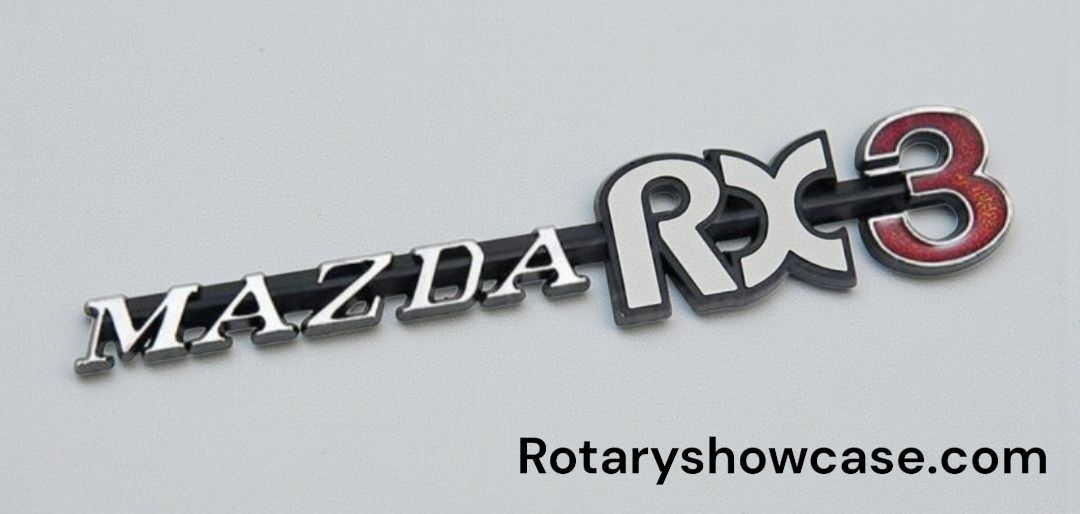 RX3 REAR QUARTER BADGES ( 2 L/R ) – ROTARY SHOWCASE STORE